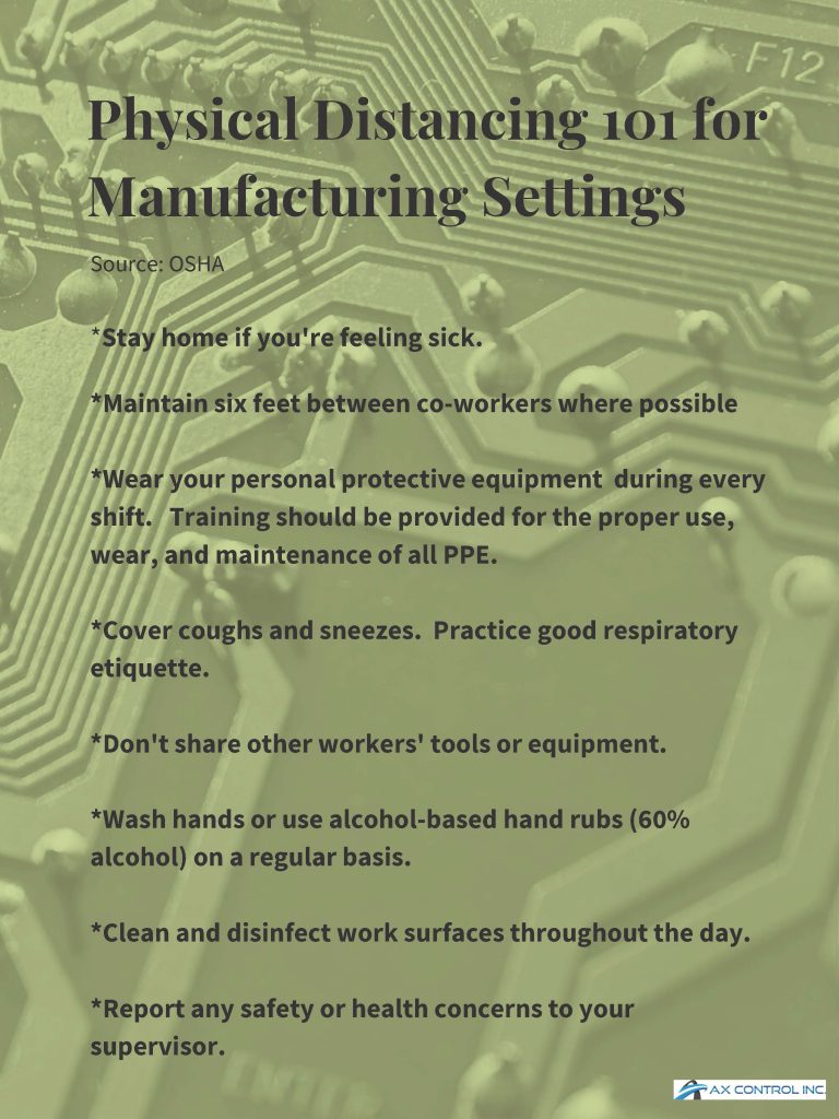 Physical Distancing 101 for Manufacturing Settings | Industry Today