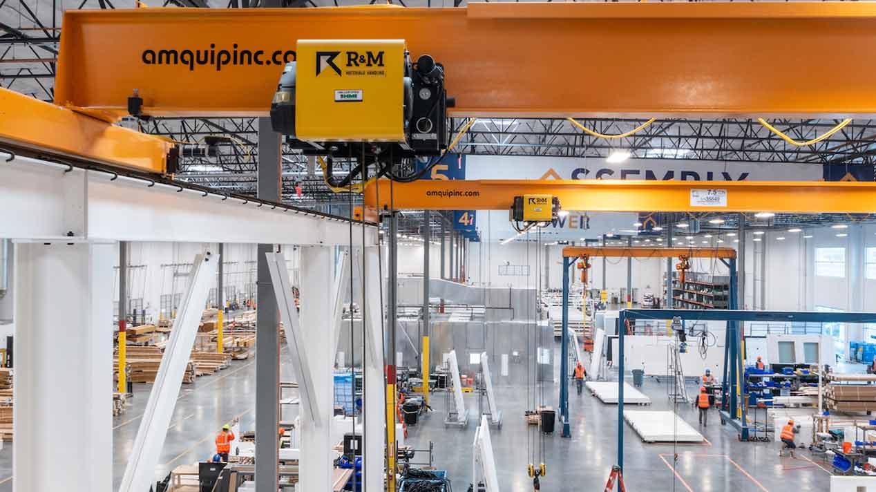 Cranes Boost Efficiency for Innovative New Factory - Industry Today ...